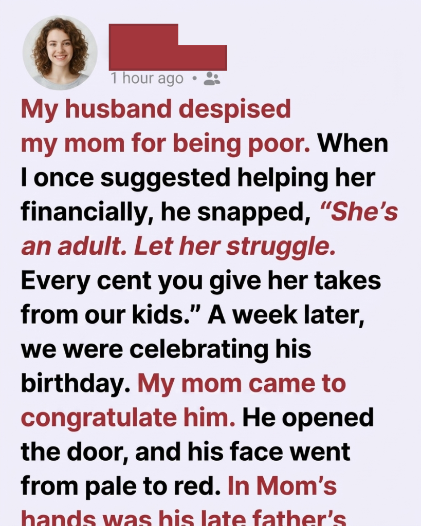 My Husband Said Poverty Was a Choice — Until My Mother Returned ...